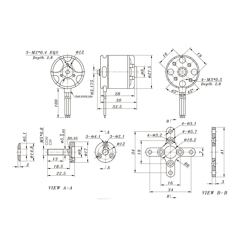 Бесколлекторный двигатель SUNNYSKY X2212 980KV II 2-4S для радиоуправляемых самолетов и самолетов с неподвижным крылом.