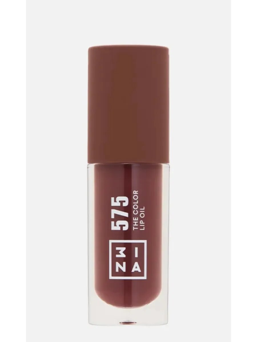 Масло для губ «3INA The Color», увлажняющее, цвет 575, коричневый