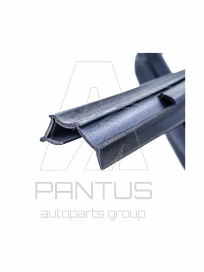 Уплотнитель опускного стекла ворсовой (бархотка) задней двери верхний левый ВАЗ-1118 Kalina / 1118-6203293Р / БРТ