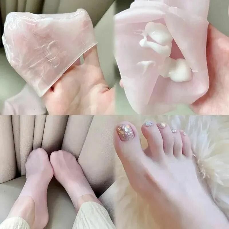 Многоразовые силиконовые спа-носки, увлажняющие гелевые носки, смягчают мозоли и предотвращают сухость