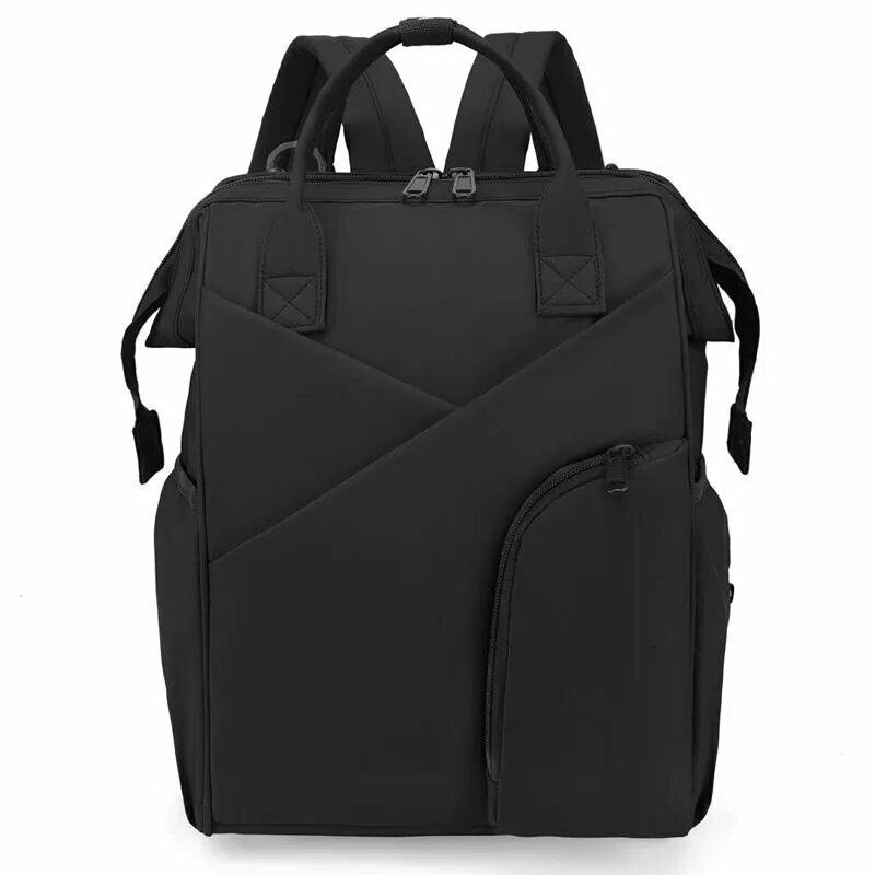 Сумка-рюкзак для мамы и малыша с ремнями крепления на коляску и термокарманом для прогулок и путешествий