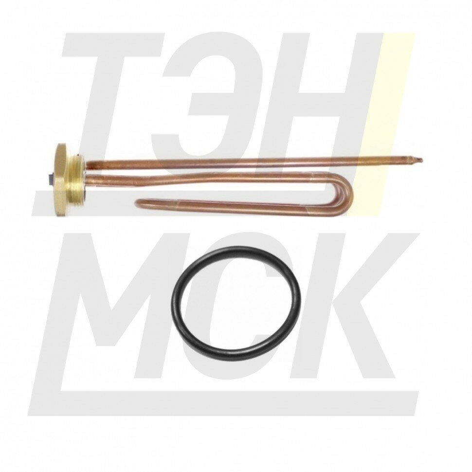 Комплект ТЭН 2,5кВт (2500Вт) RCT, резьбовой 42мм для Ariston, De Luxe, Real, Thermex, под анод М6 + прокладка, 20259K1