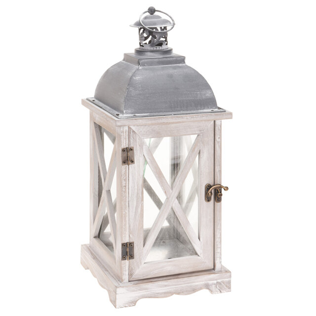 Подсвечник фонарь Розелли 41*16 см белый, Koopman, CAT300030-3