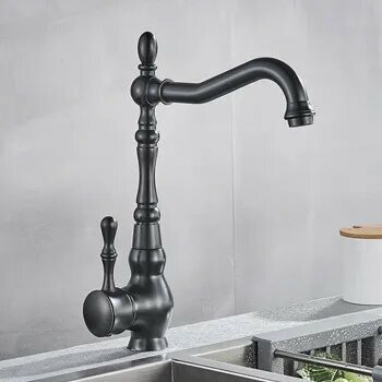 KNOW EASY-Смеситель для кухни MATRIX SMF-323377/BB ретро черный