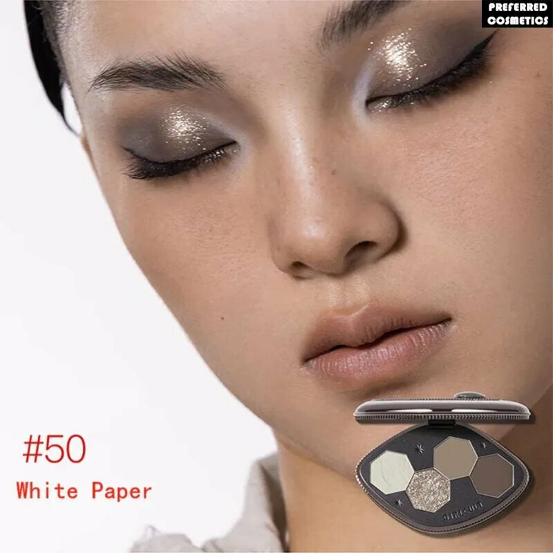Палитра теней для век серии "Четыре великих изобретения"-хамелеон , 3.6g - #50 White Paper