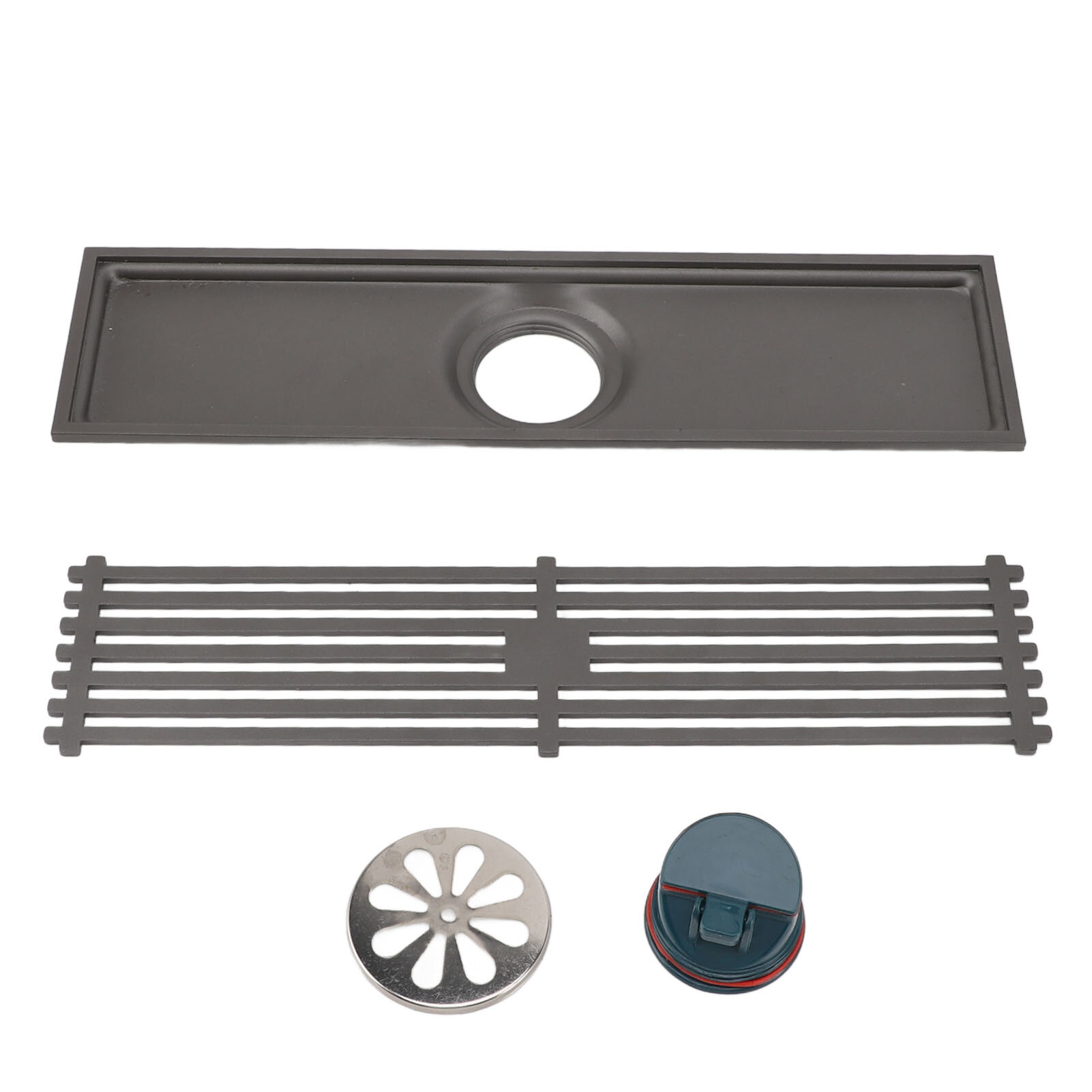 11.8 -дюймовый линейный слив для душа с прямоугольником