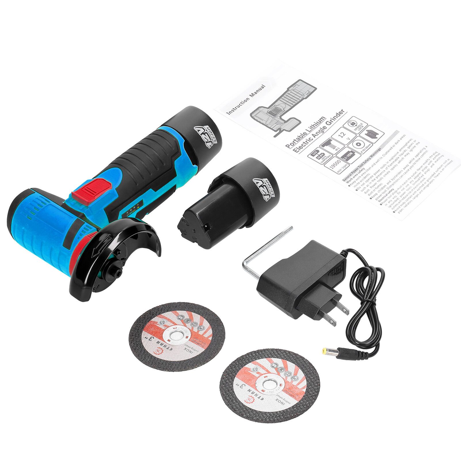 Электрическая шлифовальная машина со скоростью вращения 19500 об/мин, многофункциональная мини-шлифовальная машина, ручной резак для резки и полировки керамической плитки, дерева, камня и стали.