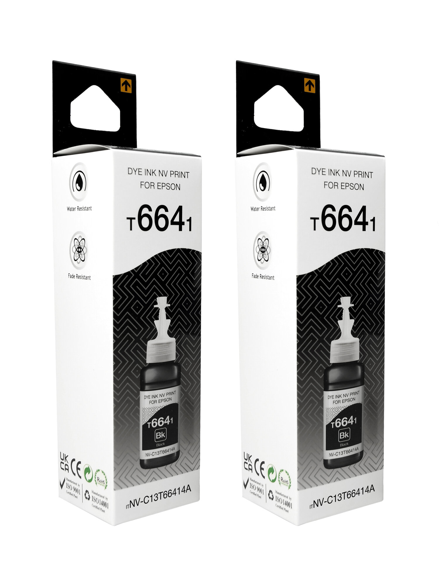 Комплект 2 шт. Чернила NV Print T6641 для аппаратов Epson (70 ml) Black