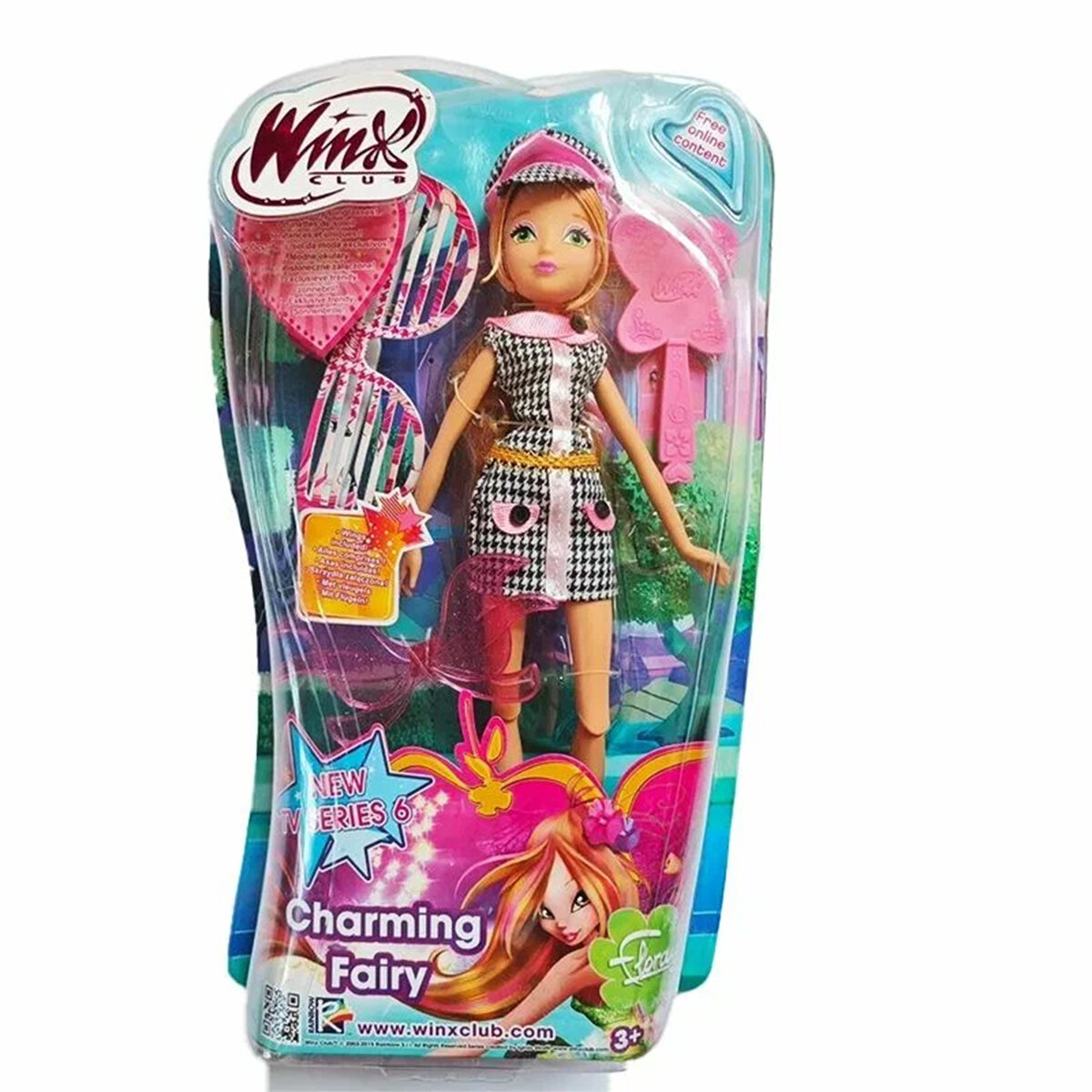 Witty Toys WINX CLUB Charming Fairy / Набор игрушек из коллекции модных кукол, подарок на день рождения, С аксессуарами