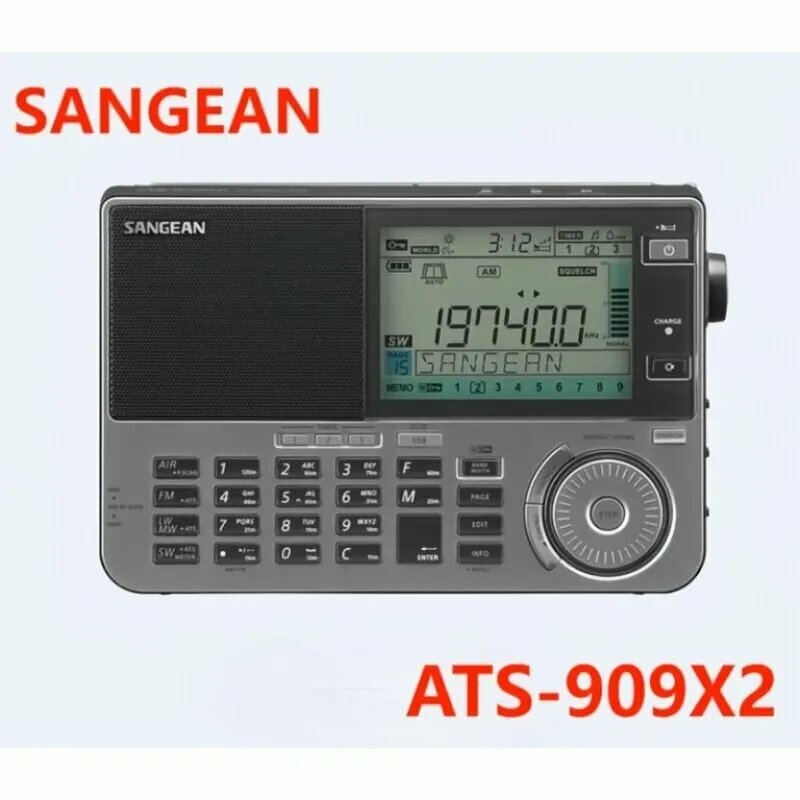 Sangean ATS-909X2 FM/SW/MW/LW/Air/Full Band приемник радио стерео портативный радиоприемник