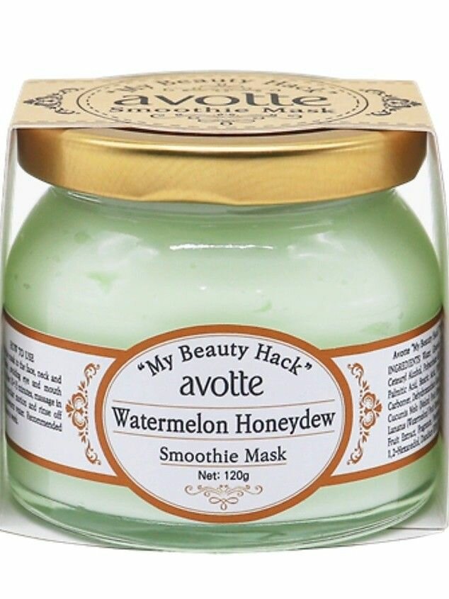 AVOTTE Маска для лица My Beauty Hack Watermelon Honeydew Smoothie Mask