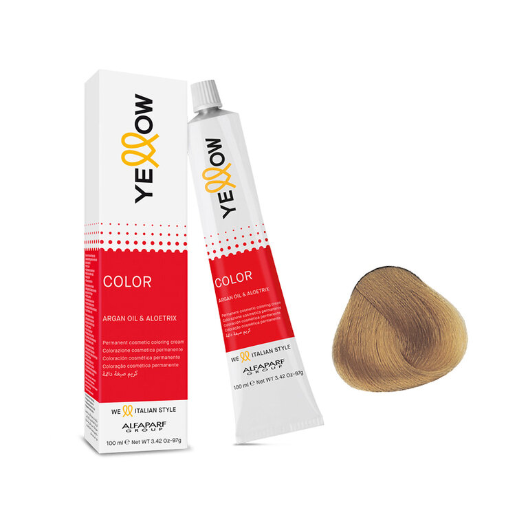 YELLOW PROFESSIONAL Ye Color Permanent Coloring Cream Краска Италия 100 мл