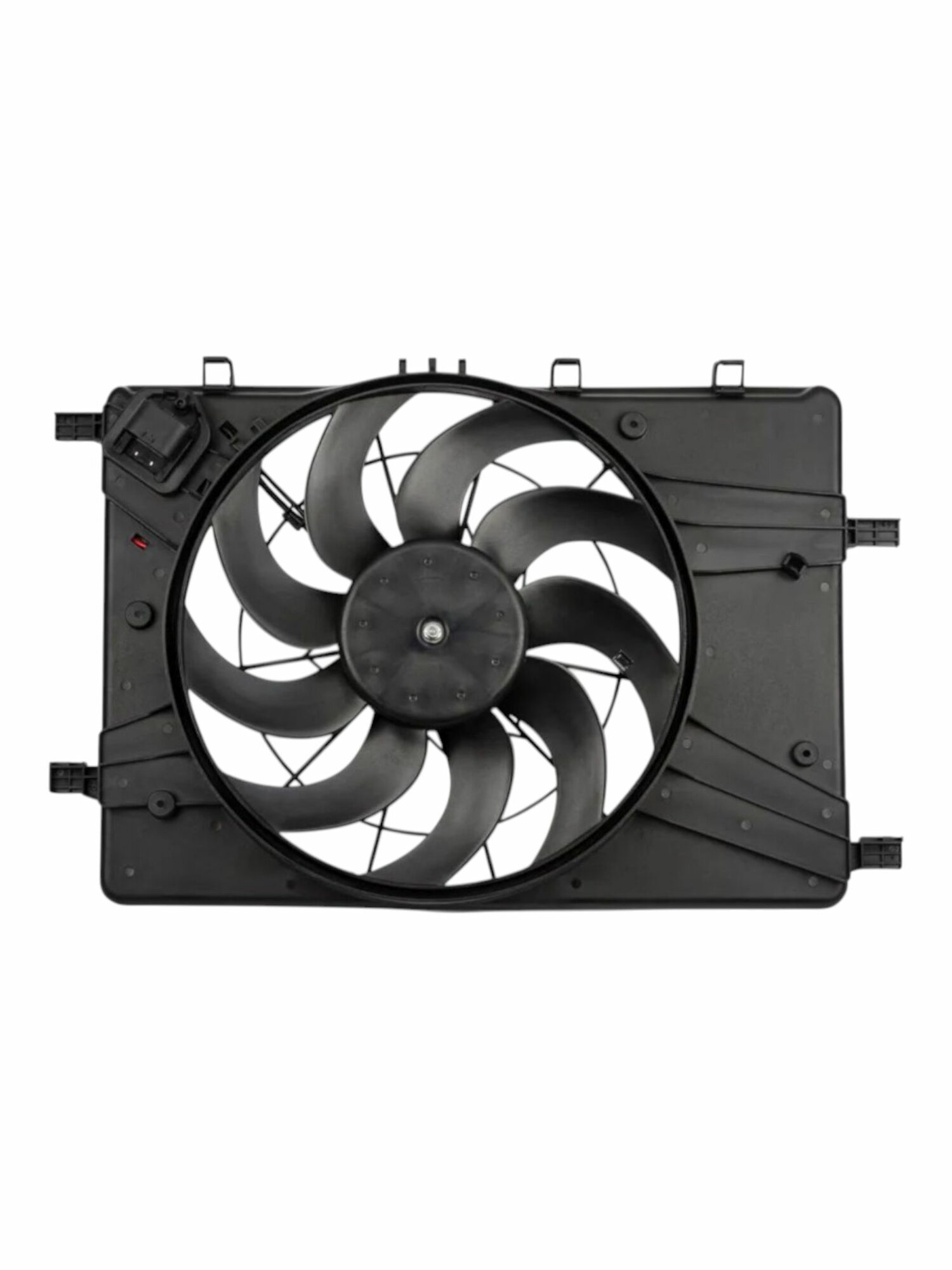 Вентилятор радиатора охлаждения в сборе Шевроле Круз/Дэу Лачетти механическая коробка передач (Chevrolet Cruze/Daewoo Lacetti) SAT