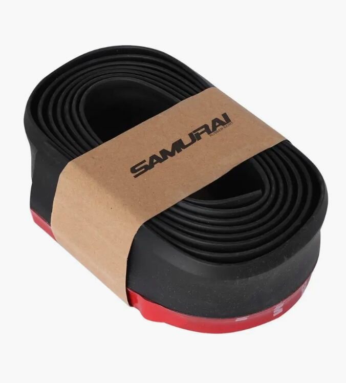 Юбка бампера Sal-Man "SAMURAI", для легковых авто, резина, черный, 150 см