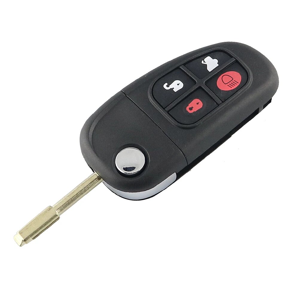 Ключ для Jaguar S Type XJ XJR XK XF 4-кн. Key Shell