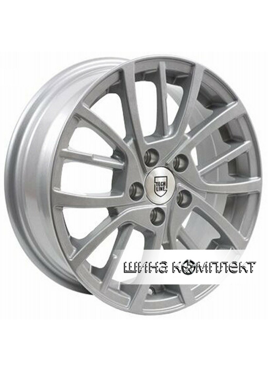 Колесный диск TechLine 548 6x15 5x100 ET40 57,1 Silver литой для автомобиля