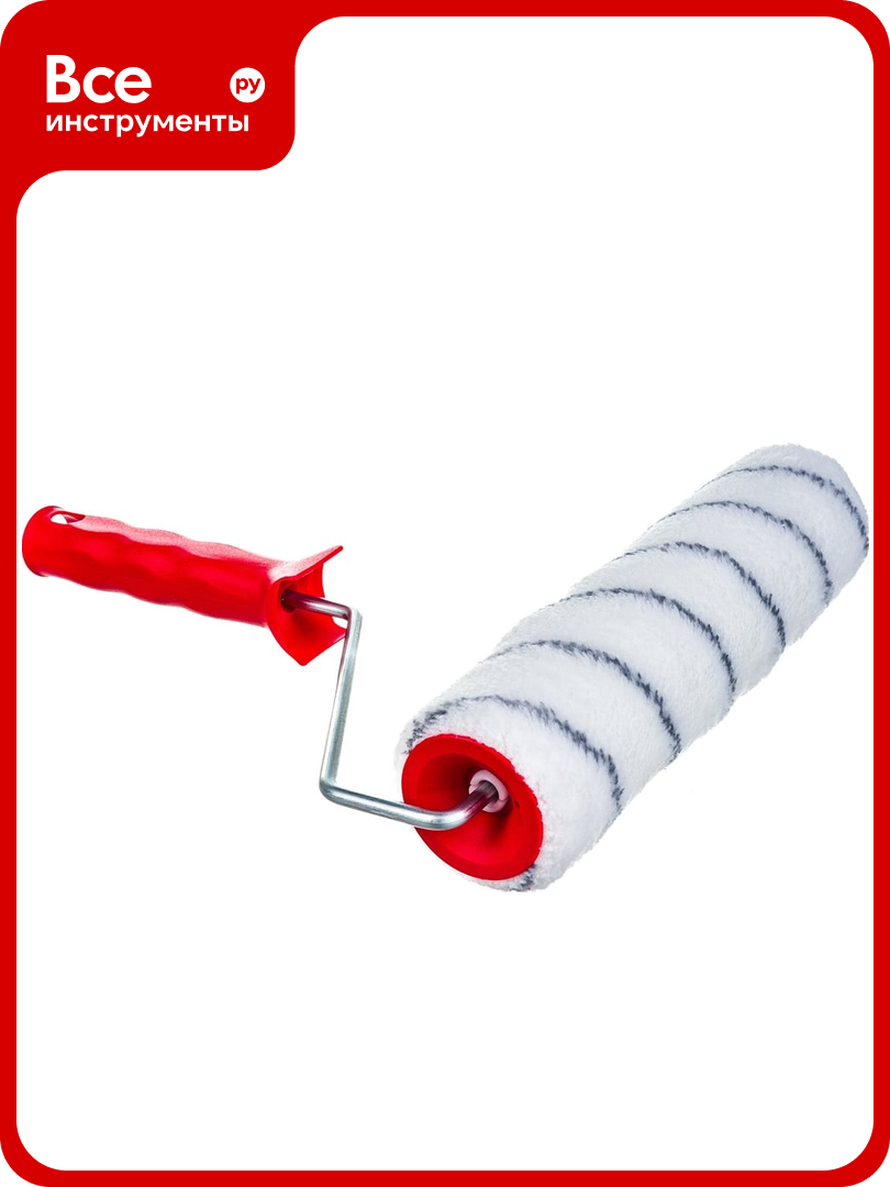 Валик с ручкой 250 мм MATRIX Грейтекс ворс 12 мм, D 48 мм, полиакрил// 80658 для защиты и декоративного покрытия поверхностей