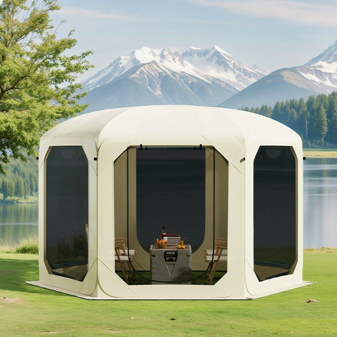 Палатка туристическая, быстрая установка, просторное пространство 3x3x2.05м