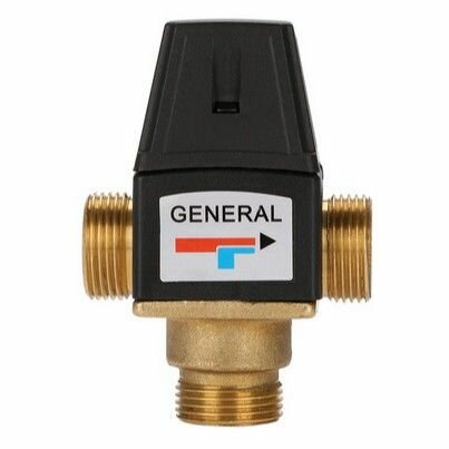 3-ходовой смесительный клапан с наружной резьбой, латунный термостатический , подходящий для бытового оборудования горячего водоснабжения