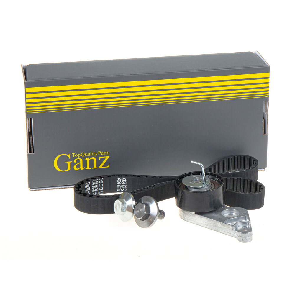 Ремкомплект ГРМ FORD Focus II/Fusion 1.4/1.6 (проверить ролик) GANZ GIE34043