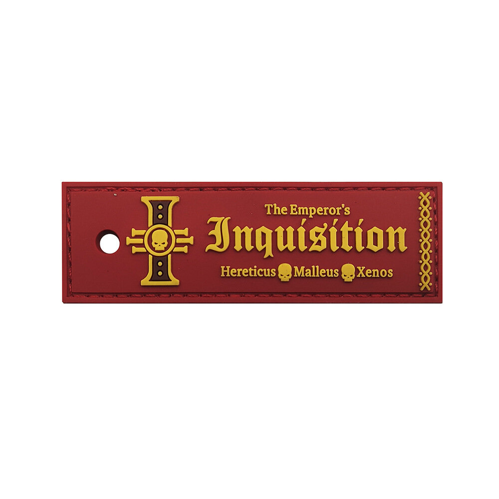 Брелок-подвеска Warhammer 40K "Боевой дух", ПВХ, мягкий, на липучке