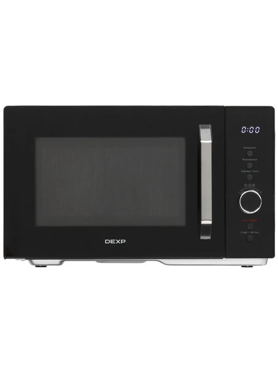 Микроволновая печь DEXP MW25-M01, 900 Вт, блокировка от детей, подсветка камеры, чёрная