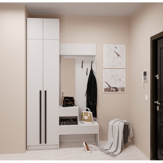 Набор Прихожая Ориноко Бостон(вешалка В1 + шкаф Ш 600 + антресоль А 600)