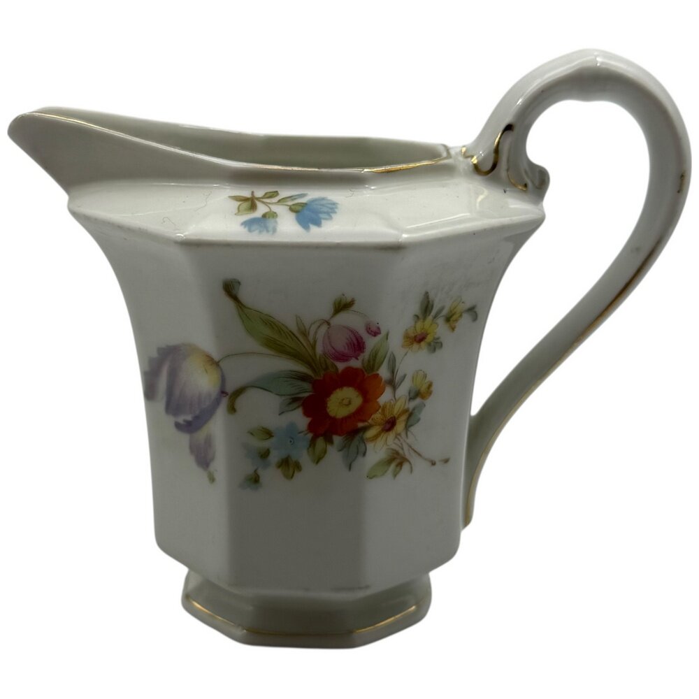Сливочник "Букет", 250 мл, фарфор, 1900-1927 гг, Tirschenreuth, Бавария, Германия