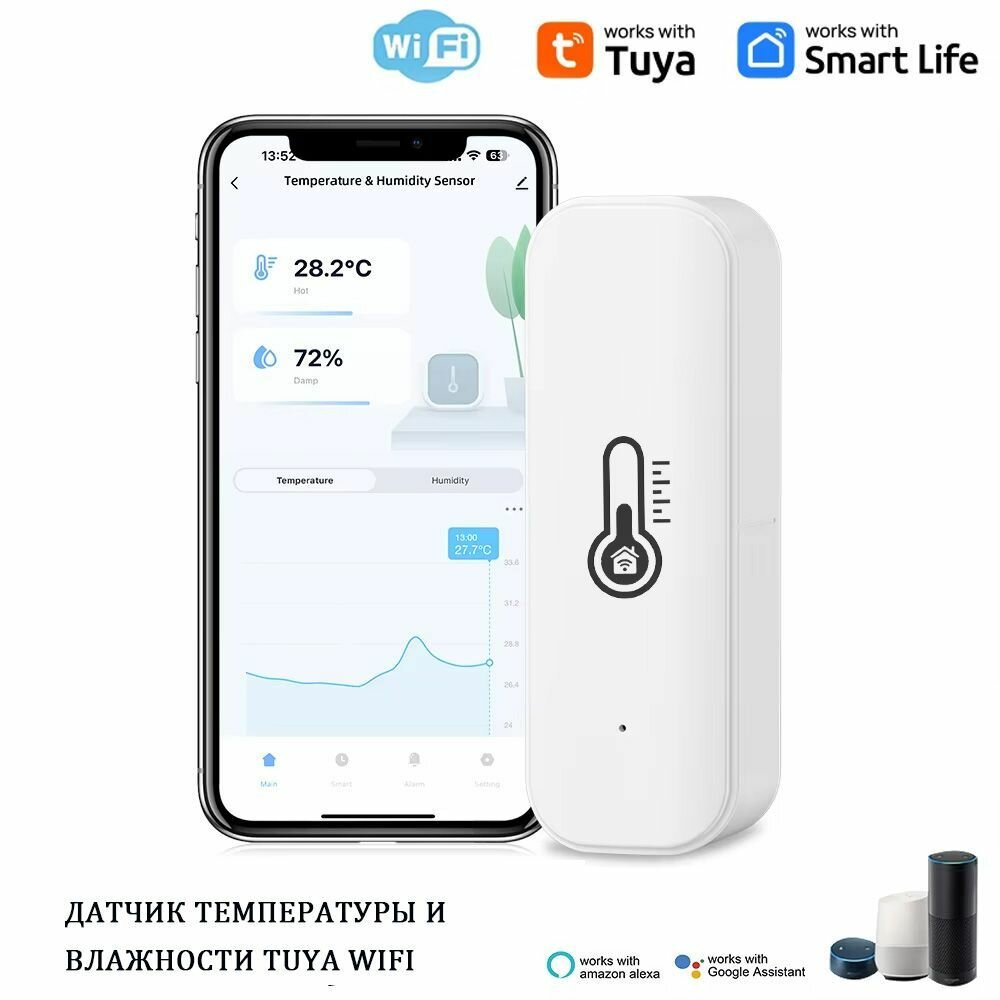 Tuya блютуз температура влажность датчик мини совместимый с Bluetooth APP пульт управления термометр гигрометр датчик дома