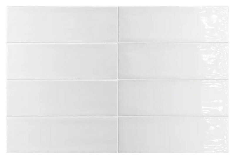Керамическая плитка Equipe Fango 30684 Blanc Gloss настенная 5х15 см белый