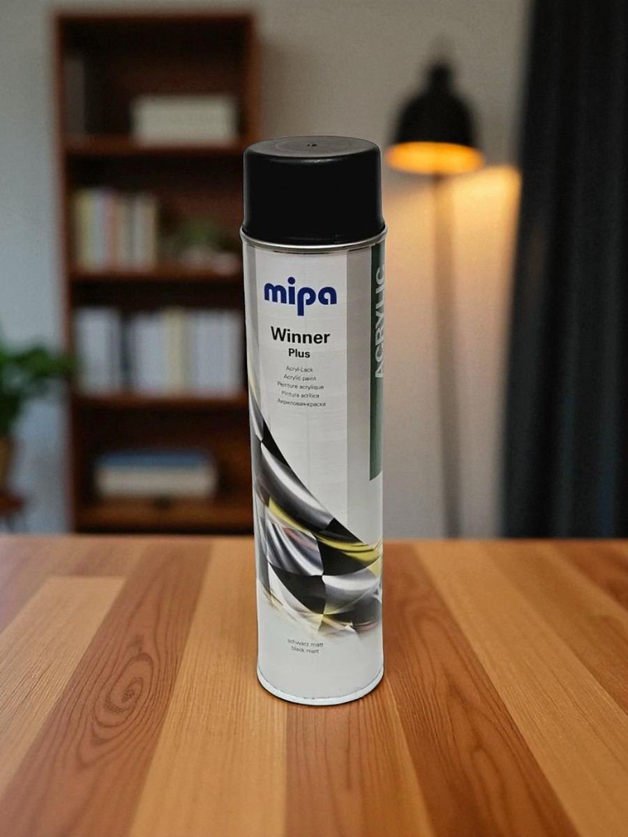 Краска 600мл чёрная матовая