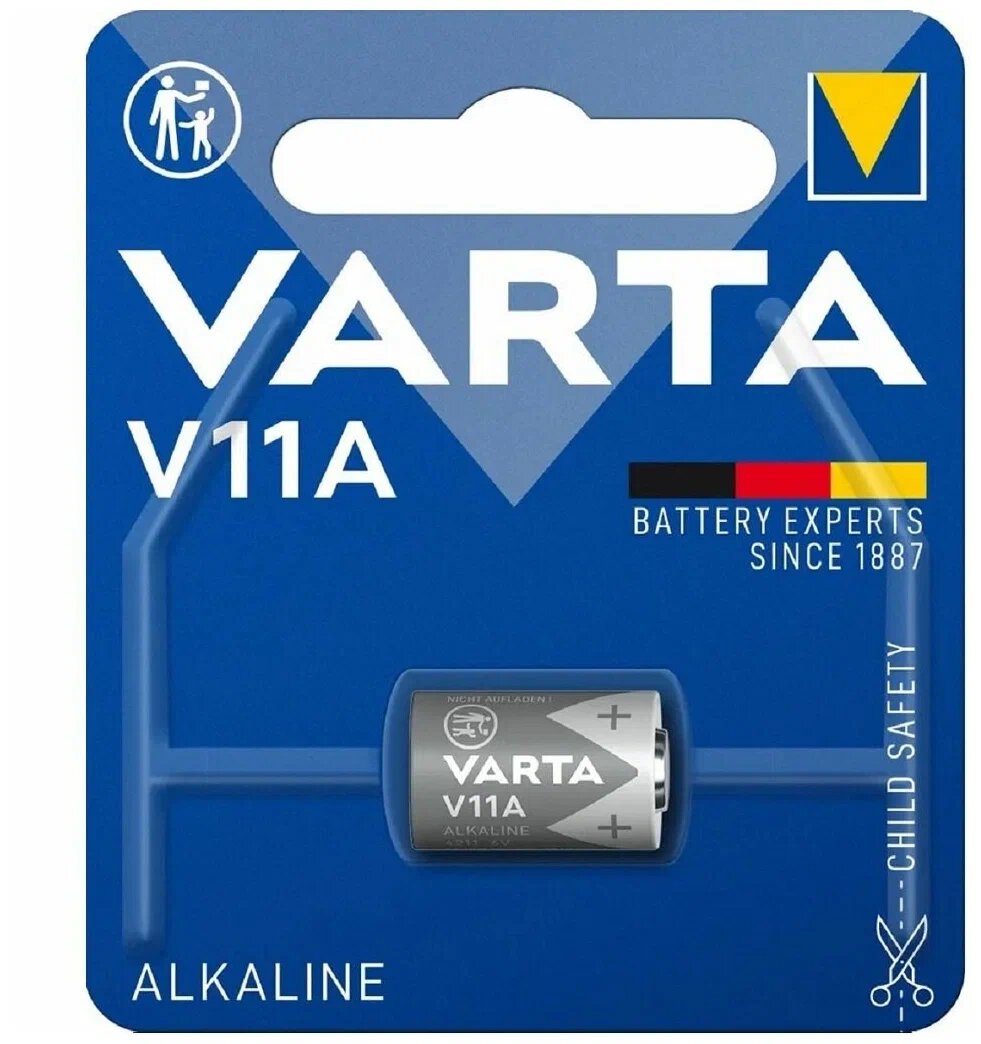 Батарейка Varta V11A / LR11 / MN11 / A11 Alkaline 6 V, (1) шт.
