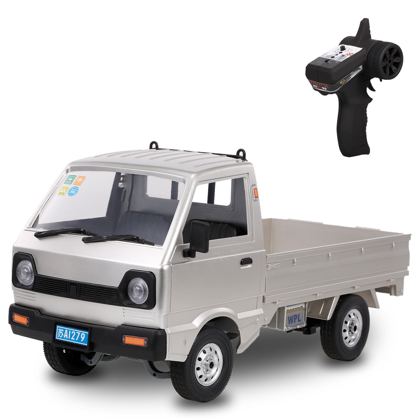 WPL D12 RC Грузовик 2.4 ГГц Радиоуправляемая Машина 1/10 Игрушка RTR Машина Подарок для Взрослых Детей Мальчиков Средний Двигатель Задний Привод