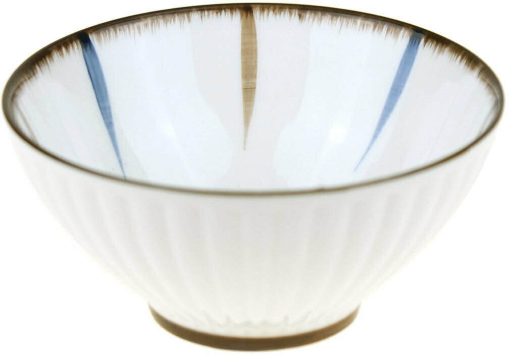 Салатник Домашняя мода "Вега", фарфор, 300мл, белый/прозрачный/узоры