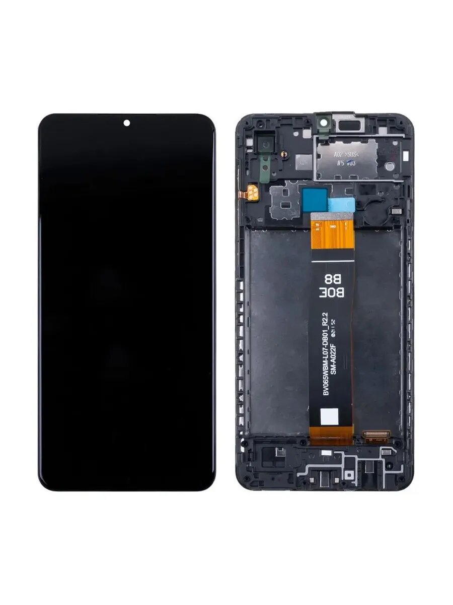 Дисплей для Samsung Galaxy A02 модуль c рамкой Премиум Ref.