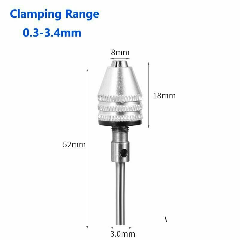 Мини-сверлильный патрон без ключа 0,3-8 мм, самозатягивающиеся сверла для электродрели, Цанга инструменты для крепления 1/4 дюйма, шестигранный хвостовик, быстрая строта SLADE
