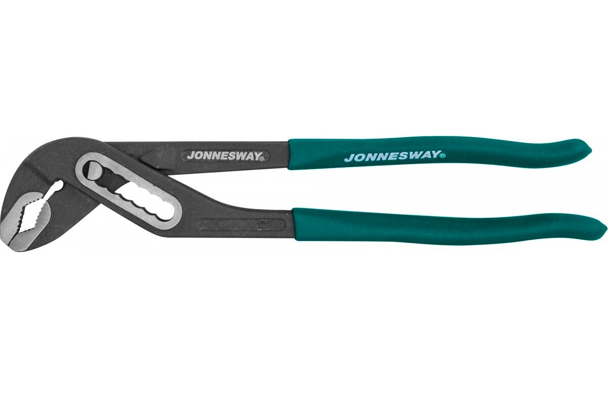 Клещи переставные 250 мм, 0-33 мм Jonnesway P2810, 48355, с коробчатым захватом и ПВХ рукоятками
