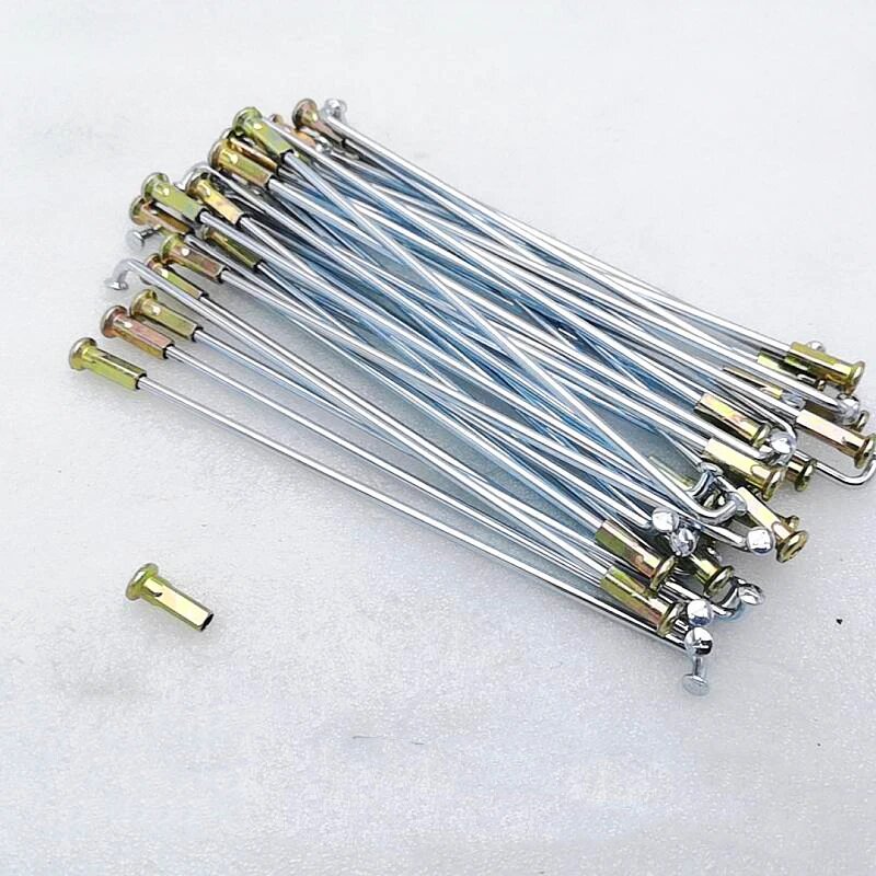 36 шт./лот, спицы для внедорожного мотоцикла, 8 г, спицы из оцинкованной стали, диаметр проволоки 3,0/3,5/3,8/4,0 мм, длина 145-190 мм, 4.0mmx165mm