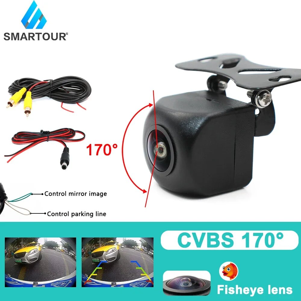 Камера заднего вида CVBS 170° Fisheye lens