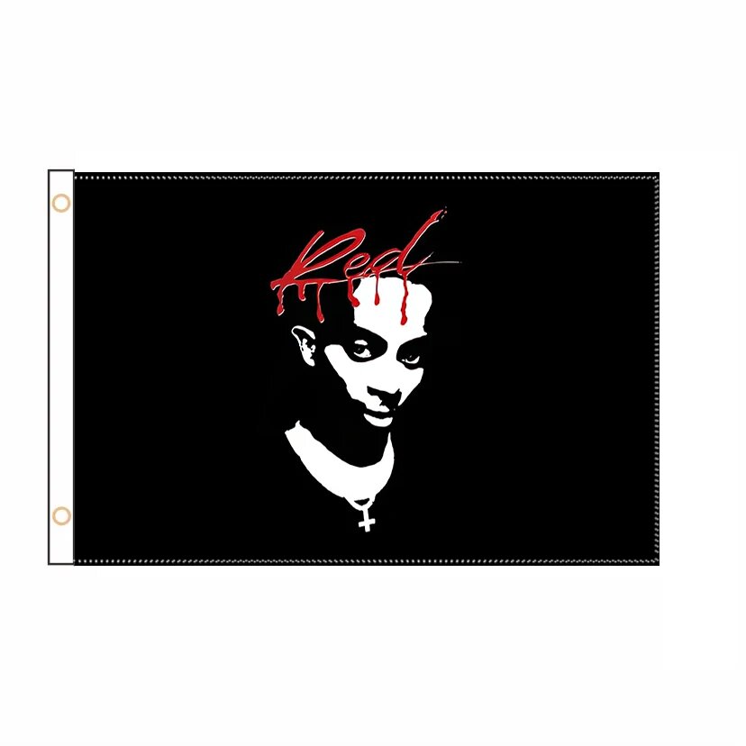 Playboi Carti Red Flag Outdoor Banner QZ-306, 90x150 см, Черный