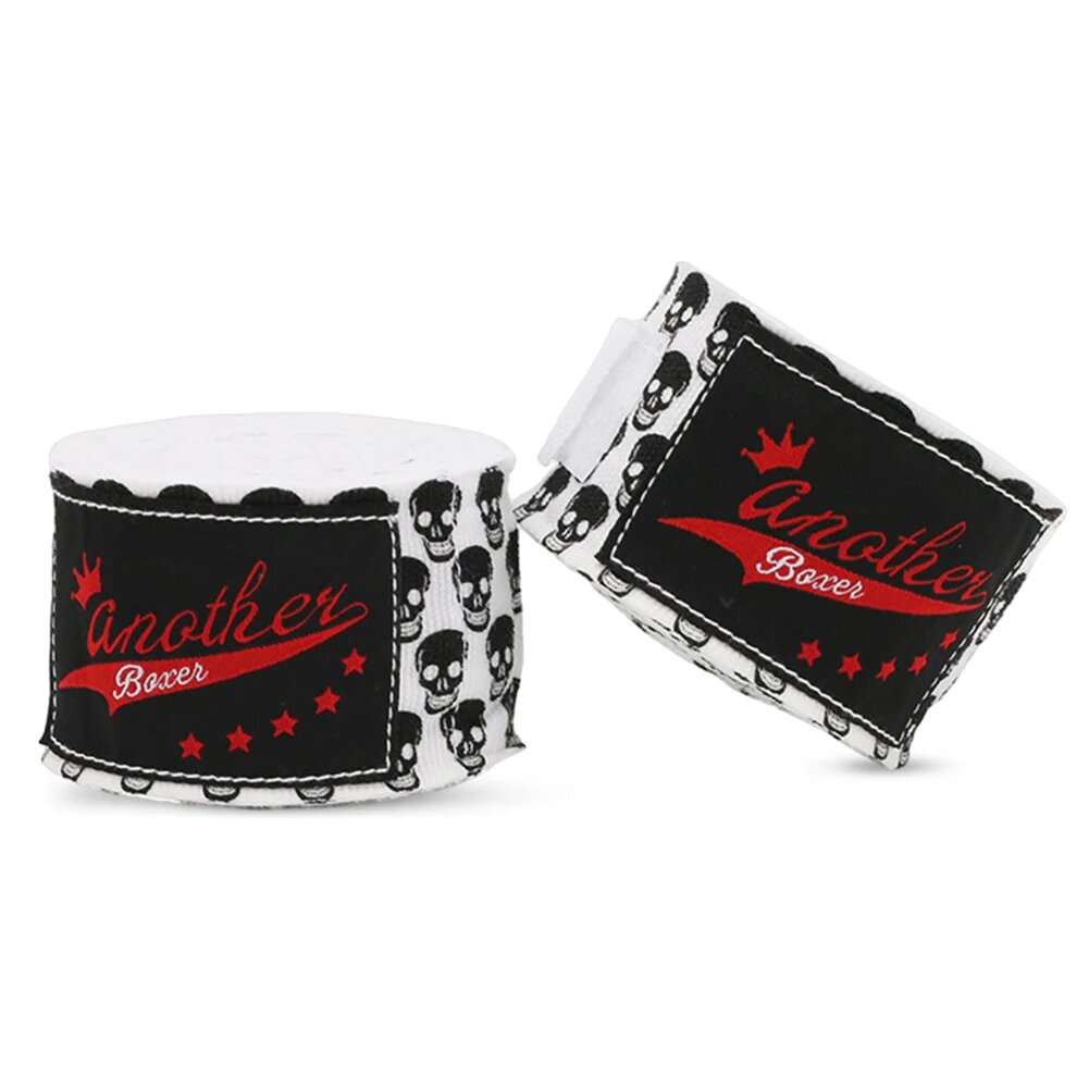 3/5 м боксерские бинты для рук, эластичные бинты для бокса, дышащие бинты для рук для тайского бокса с принтом для бокса, фитнеса, тренировок, White 3M