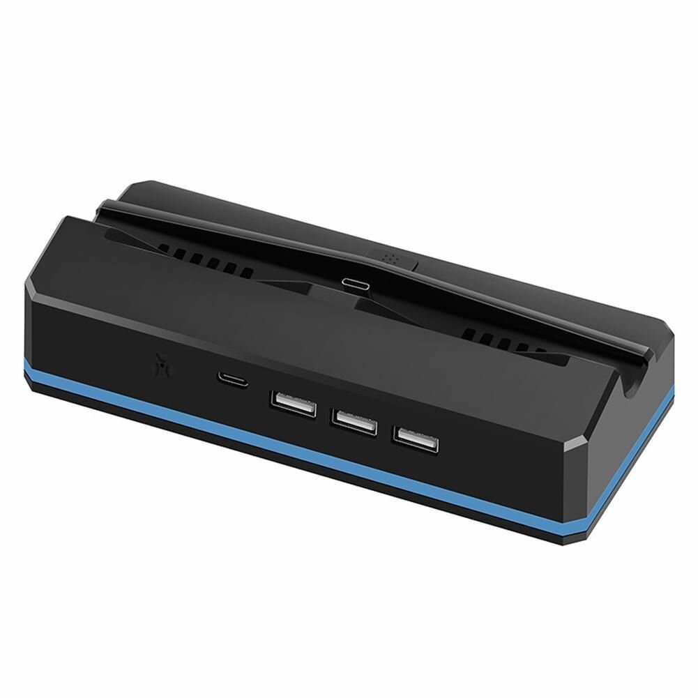 Док-станция для Nintendo Switch 2 с охлаждением и зарядкой, RGB подсветка, 3 скорости вентиляторов, 3 USB порта