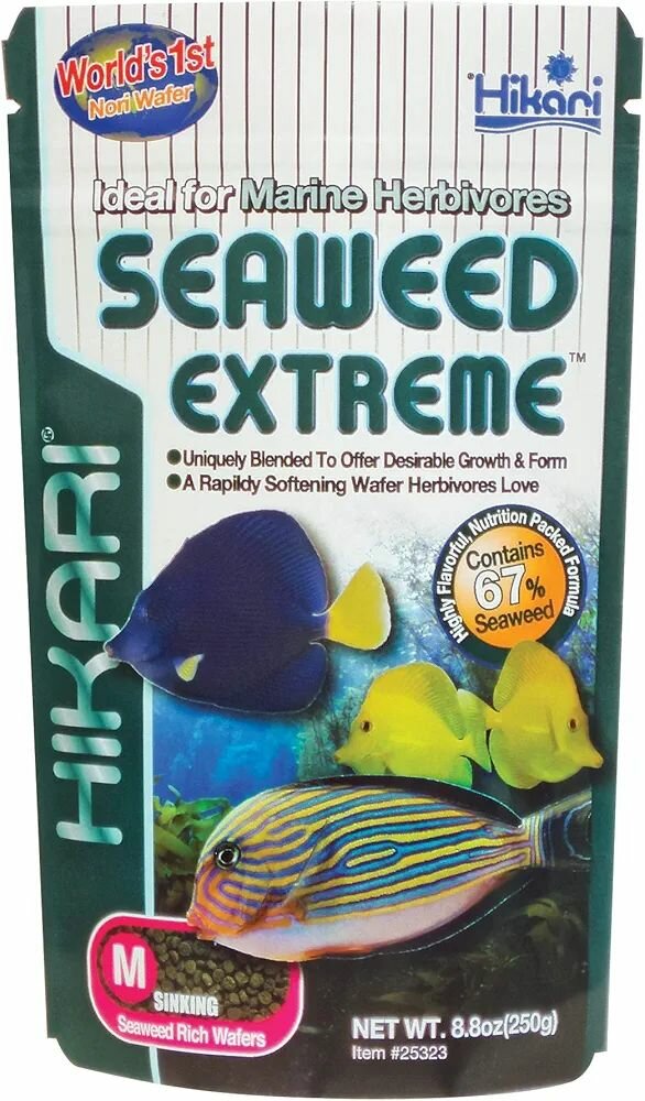 Корм для аквариумных рыб Hikari Seaweed Extreme M Sinking Wafers