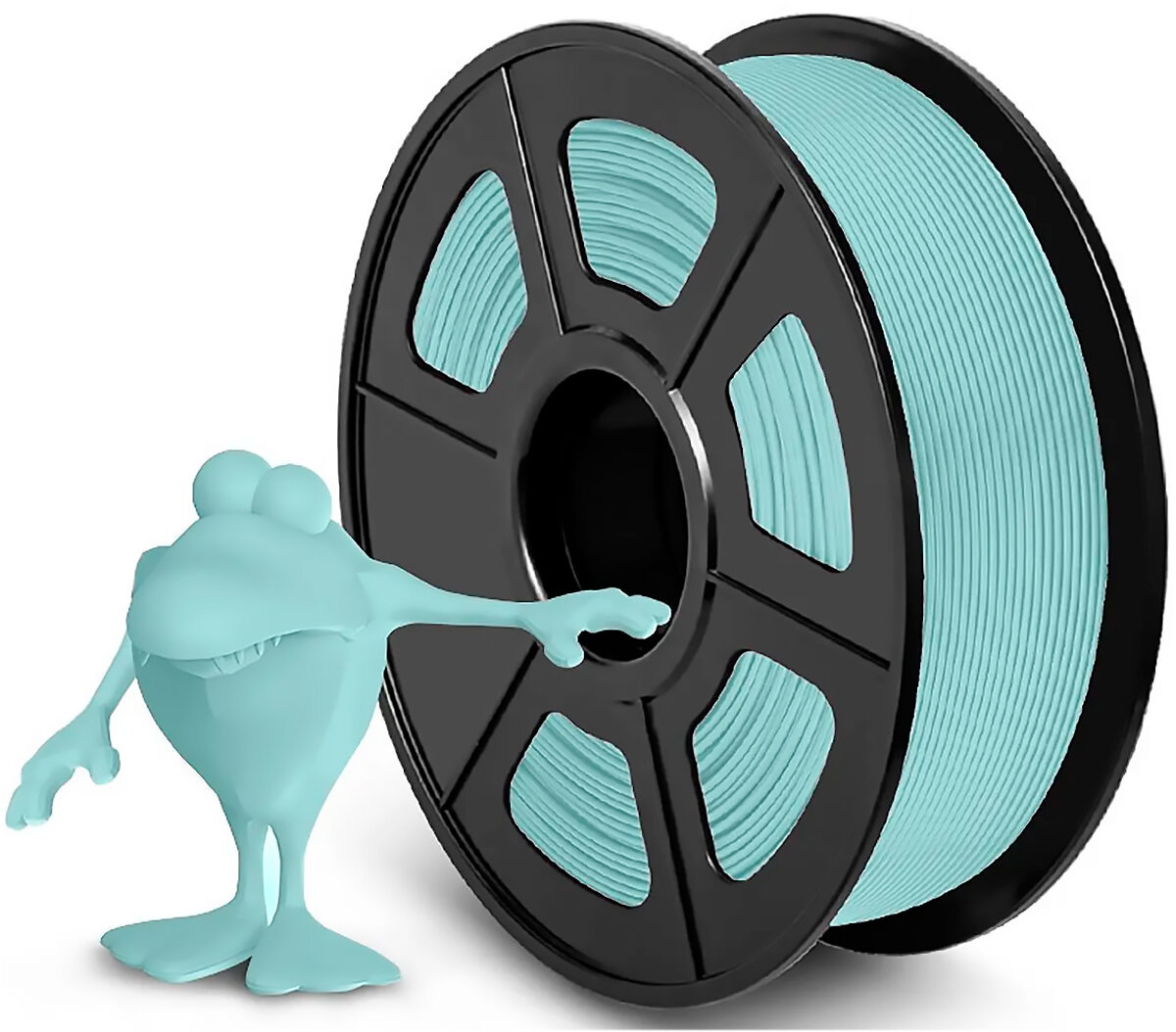 Филамент NV Print PLA Matte Powder Blue для 3D печати диаметр 1.75мм длина 330 метров масса 1 кг
