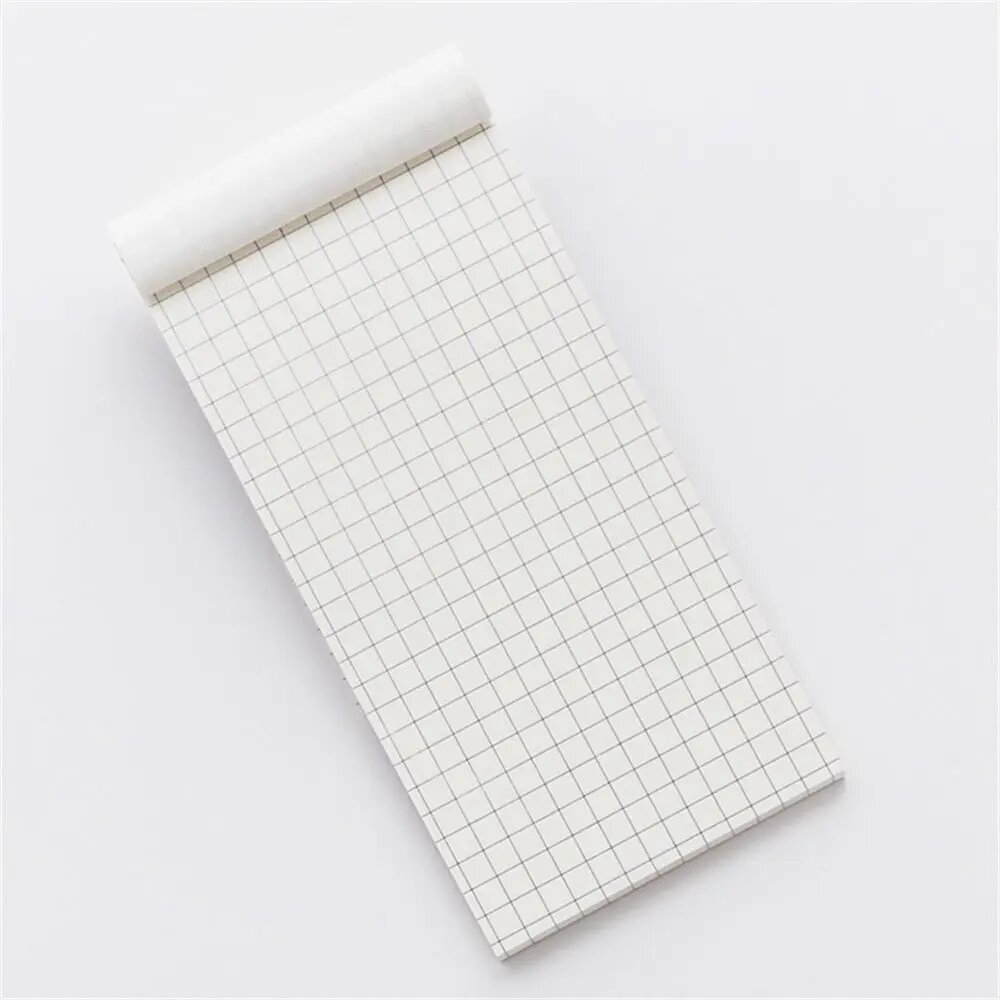 Минималистичный отрывной блокнот kraft paper Grid