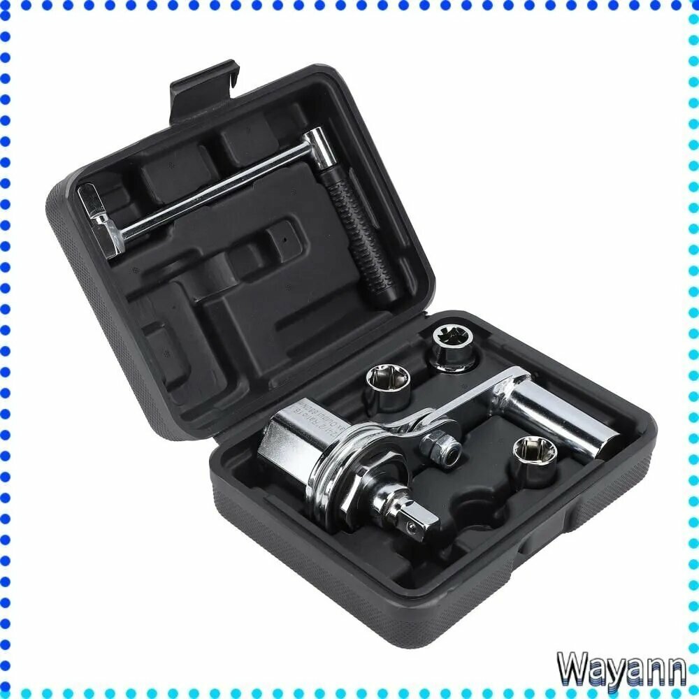 Ключ для торсионного мультипликатора Wayann, 1 шт, хромованадиевая сталь, 3 насадки