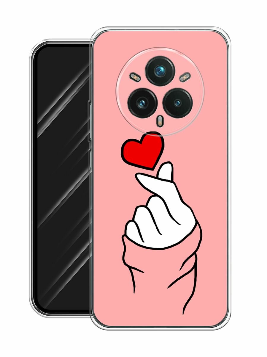 Чехол на Realme 14 Pro / Реалми 14 Про с принтом "Милое сердечко" — фото 1