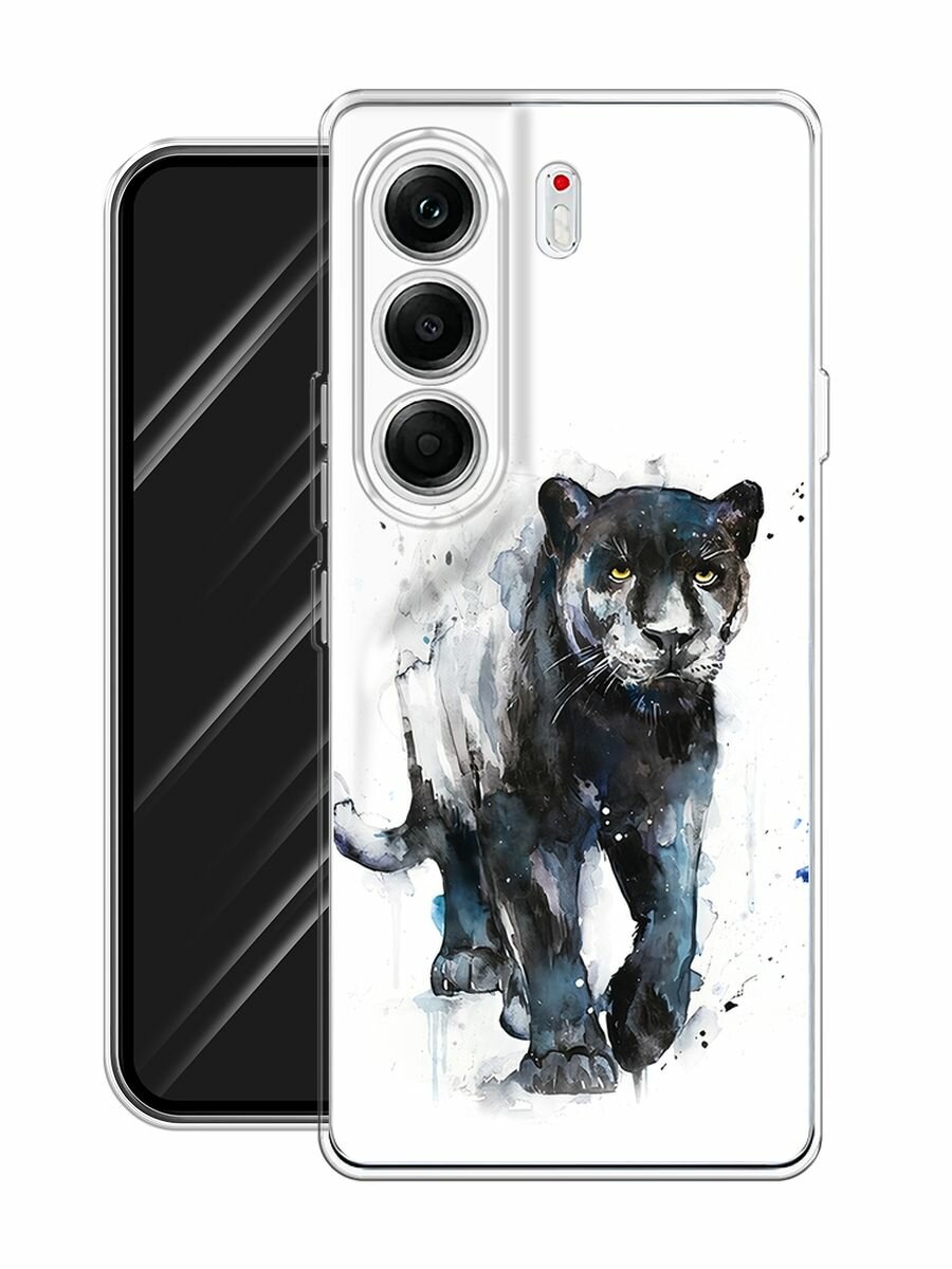 Чехол на Tecno Camon 40 Pro / Текно Камон 40 Про с принтом "Пантера арт 3" — фото 1