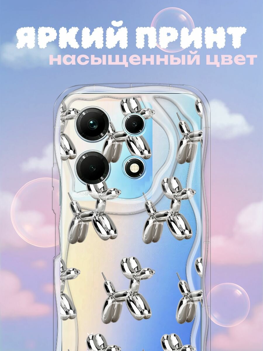 Чехол на Infinix Note 30 4G / Инфиникс Ноте 30 4G с принтом balloon dogs 3 — фото 1