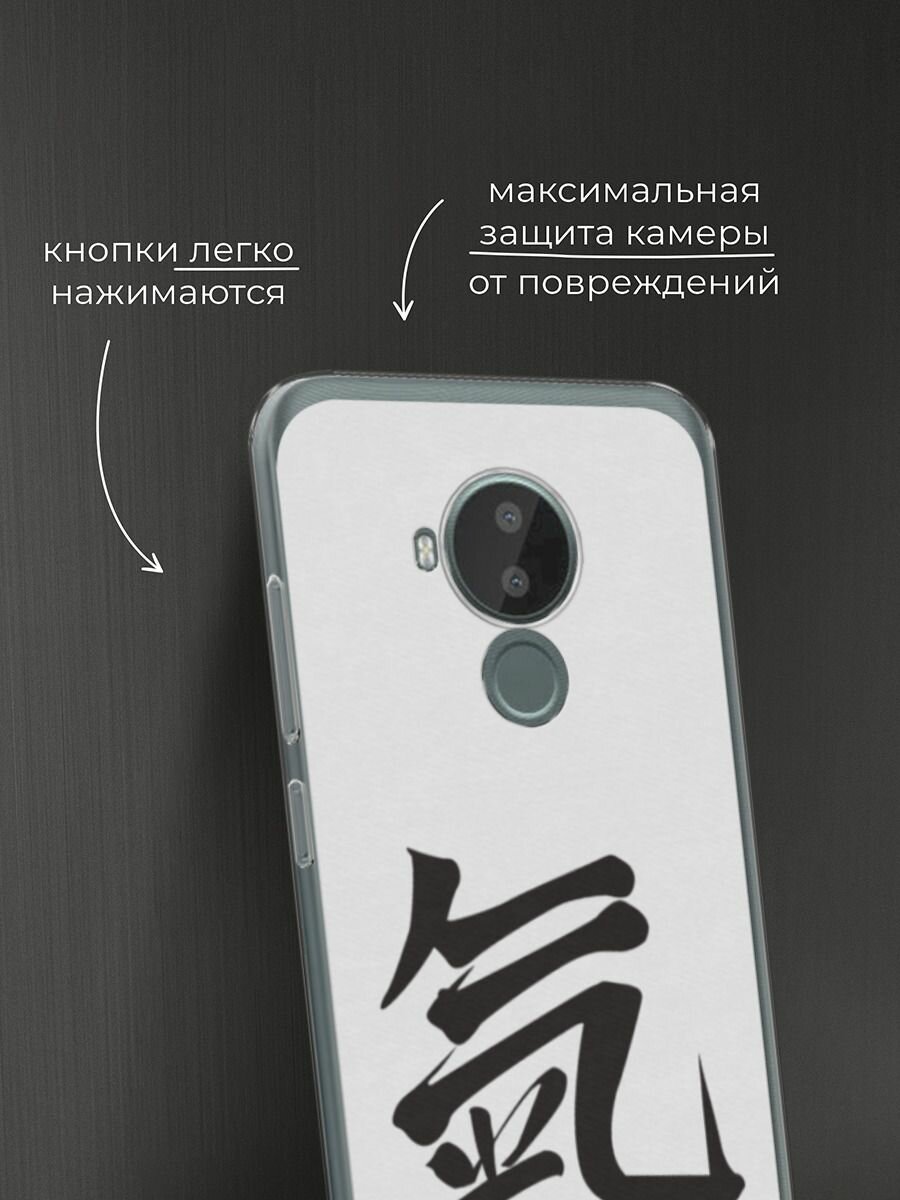 Силиконовый чехол на Nokia C30 / Нокия C30 с принтом Энергия — фото 1